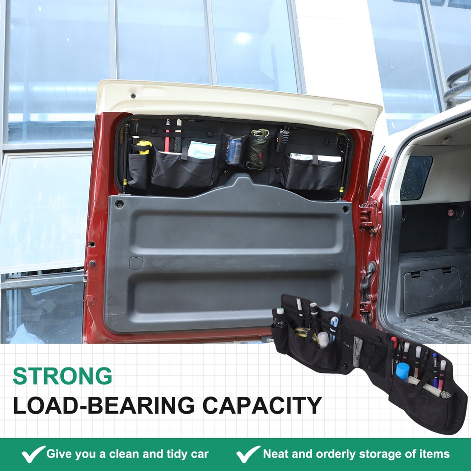 Fits 2007-2021 Toyota FJ Cruiser Trunk ORganizer Tailgate Glass Storage ...