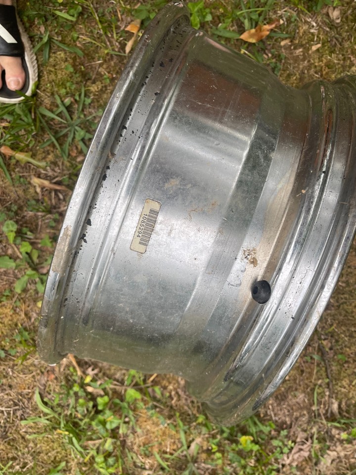 SET OF 4 OEM GENUINE PORSCHE CHROME RIMS 17" SIZE - MADE IN ITALY-ONE ...