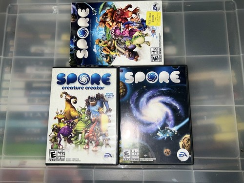 Spore & Creature Creator WIN/MAC/CD Lot Of 2 (2008) complete with ...