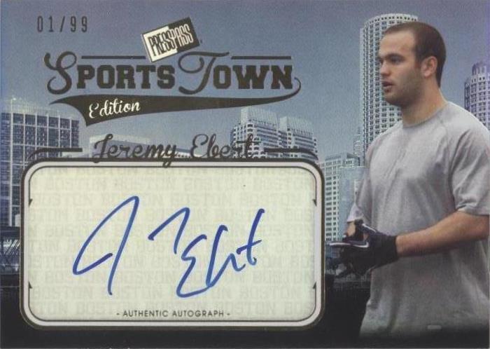 2012 Press Pass Sports Town Edition Autographs - Jeremy Ebert #ST JE ...