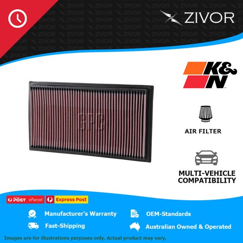 New K&N Performance Air Filter Panel For SSANGYONG MUSSO 3.2L M162 KN33 ...