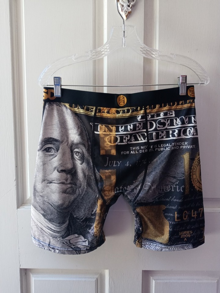 Men's Money Boxers Men's Large Black Boxer Briefs | eBay