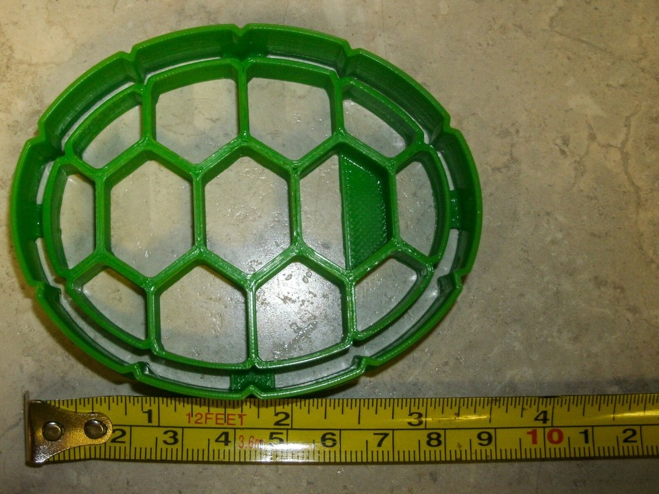 TURTLE SHELL TORTOISE TEENAGE MUTANT NINJA TURTLES TMNT COOKIE CUTTER ...