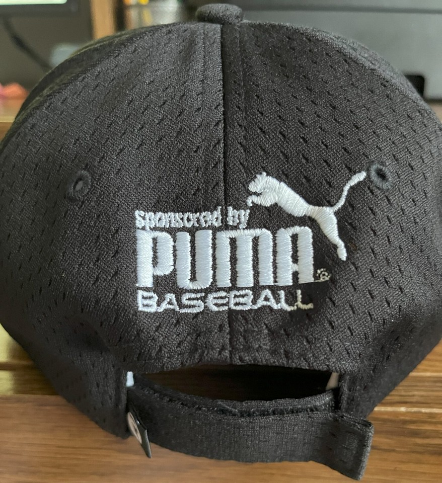 Baseball Factory cap/hat adjustable Puma baseball, black, never worn | eBay