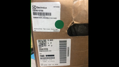 5304519758 New OEM Electrolux Frigidaire Compressor Assembly TH1114HY ...