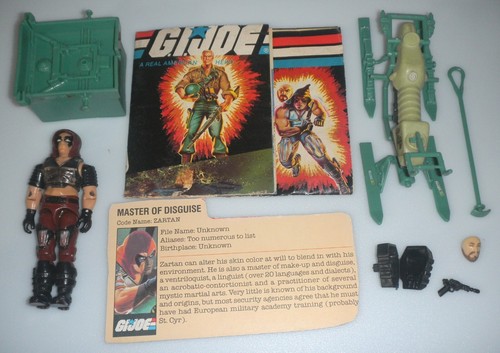 1984 Vintage G.I. GI Joe Lot 3.75 ARAH Dreadnok Zartan Swamp Skier 100% ...