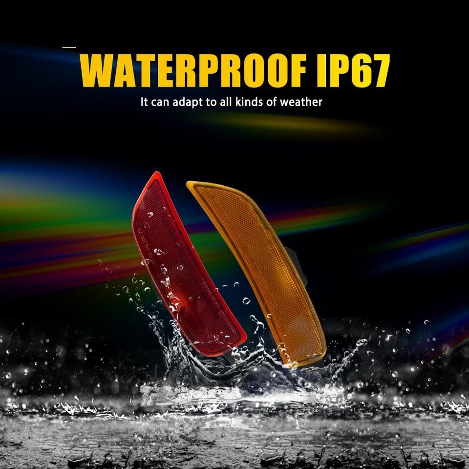 4-40 Front Rear Marker Side Light Housing For 2016-23 Mazda Miata MX-5 ...