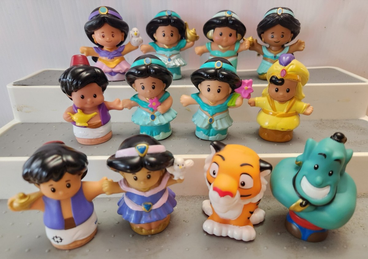 Fisher Price Little People Disney Princess Dwarfs Belle Aurora Aladdin