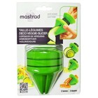 Mastrad Deco Veggie Slicer - 3-in-1 Spiral / Julienne Vegetable Slicer ...