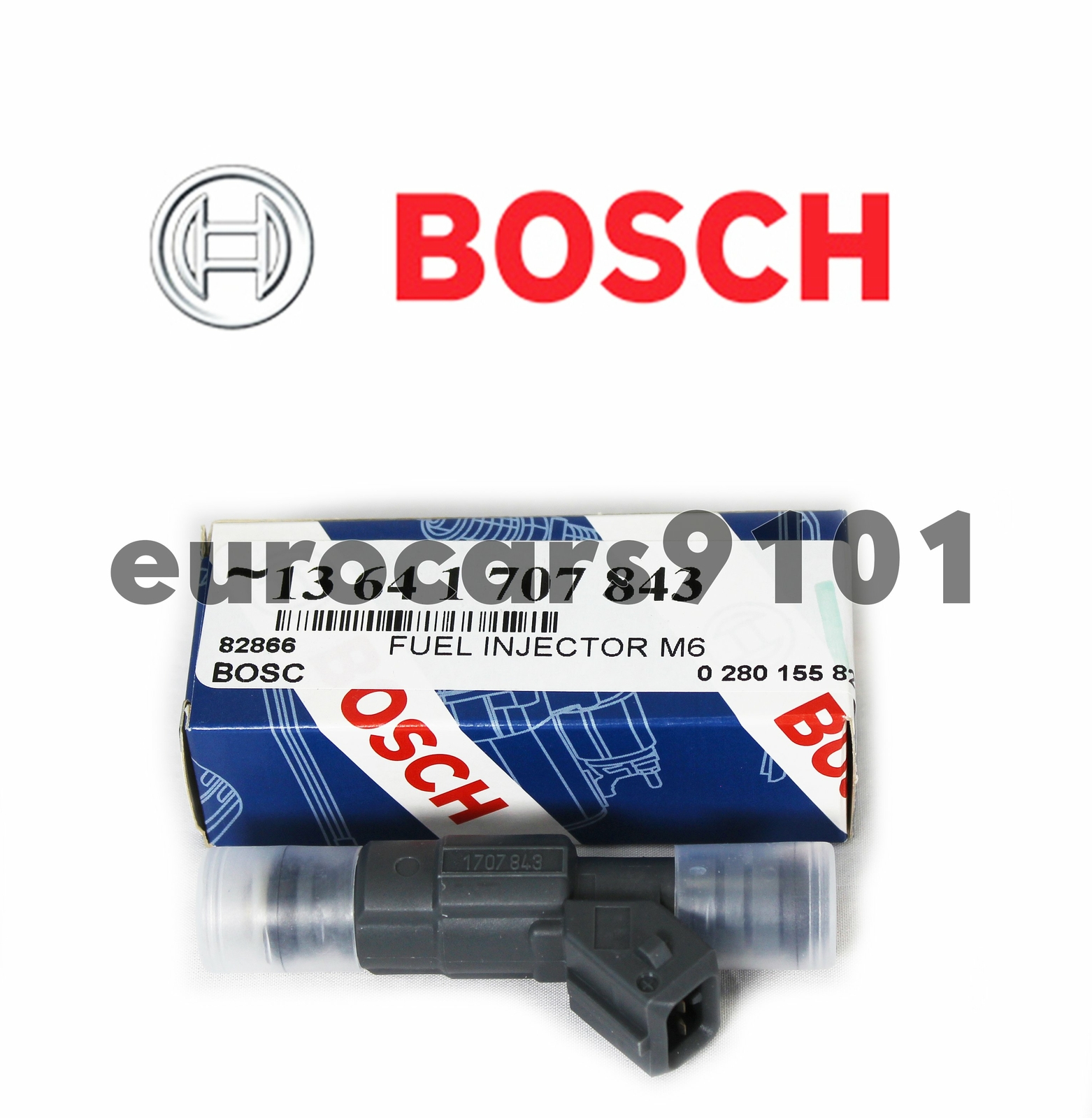 New! BMW X5 Bosch Fuel Injector 0280155823 13641707843 | eBay
