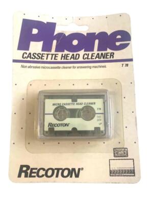 Recoton Phone Micro Cassette Head Cleaner - T 78 | eBay