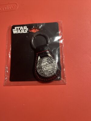 Star Wars Death Star Keychain NIP Metal Leather Salesone New Disney ...