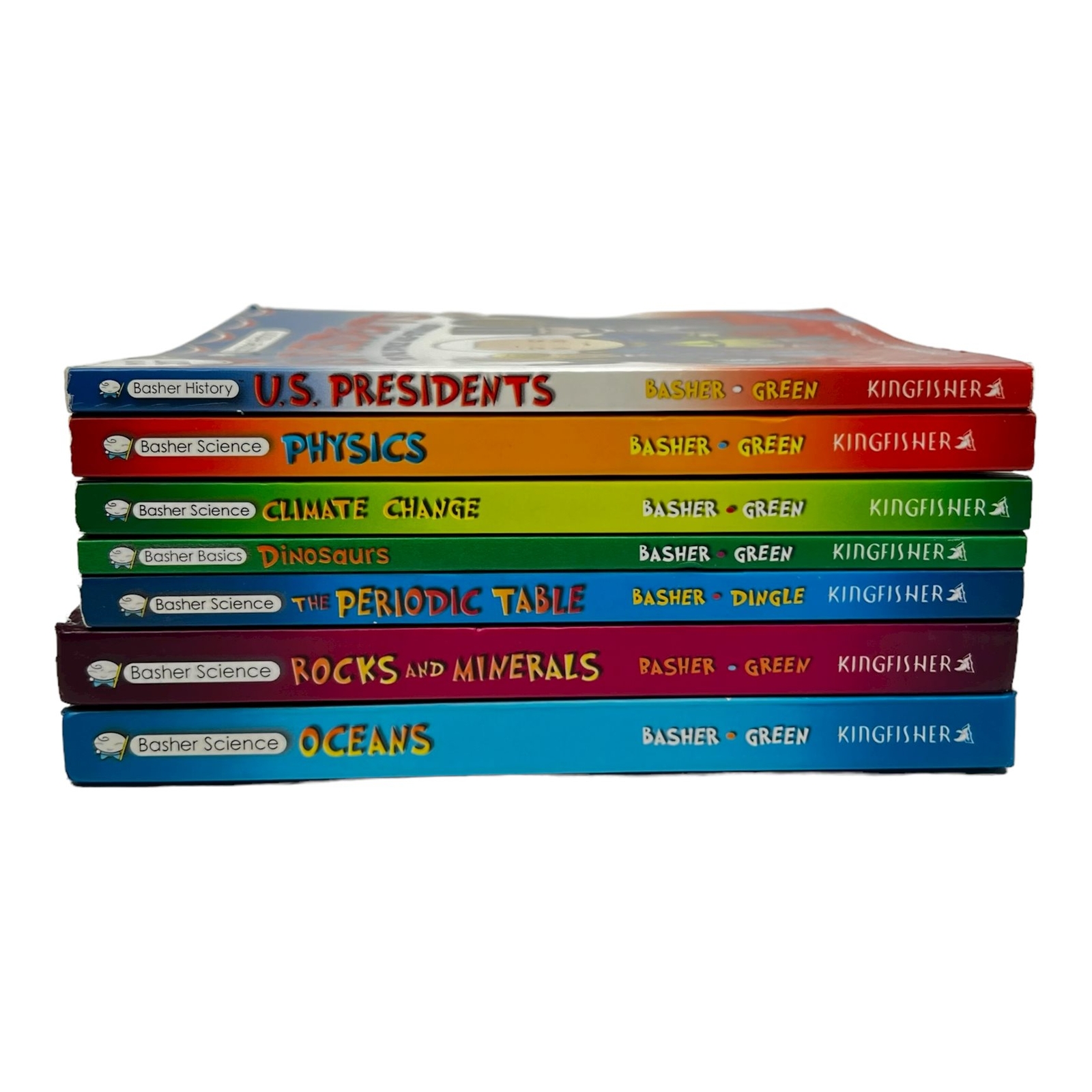 LOT OF 7 BASHER Non-Fiction Books Hardcover & Paperback Science History ...