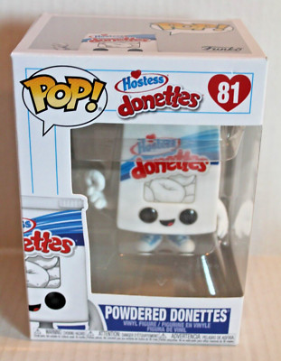 Funko Pop! 81 Hostess Powdered Donettes Vinyl Figure Foodies White ...