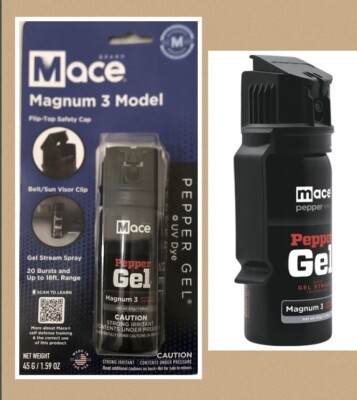 18 FT USA MACE Pepper Spray GEL Home POLICE WOMEN Self Defense Magnum 3 ...