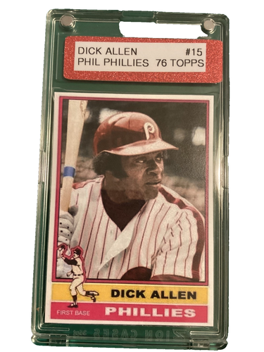 1976 Topps Style Dick Allen Phillies Variation Card w/ Zion Mag Pro ...