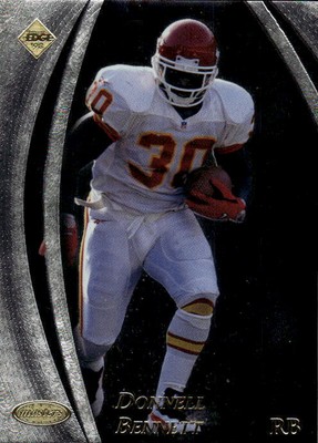 1998 Collector's Edge Masters Donnell Bennett #81 Kansas City Chiefs ...