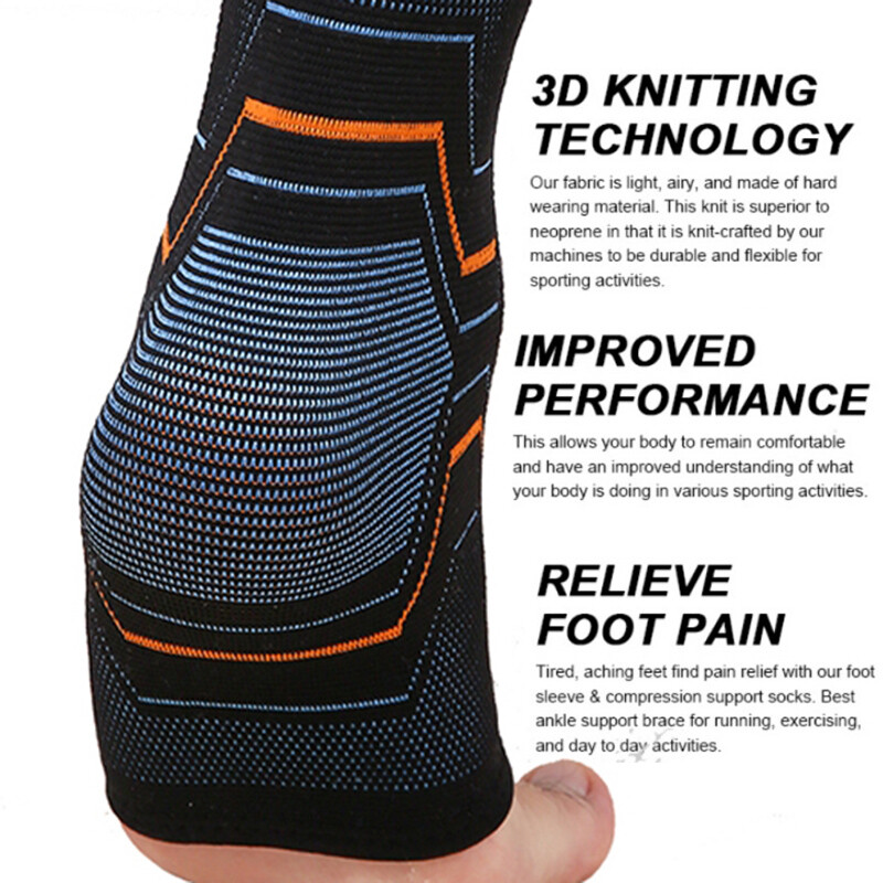 Ankle Brace Compression Support Sleeve Injury Recovery Joint Pain ...
