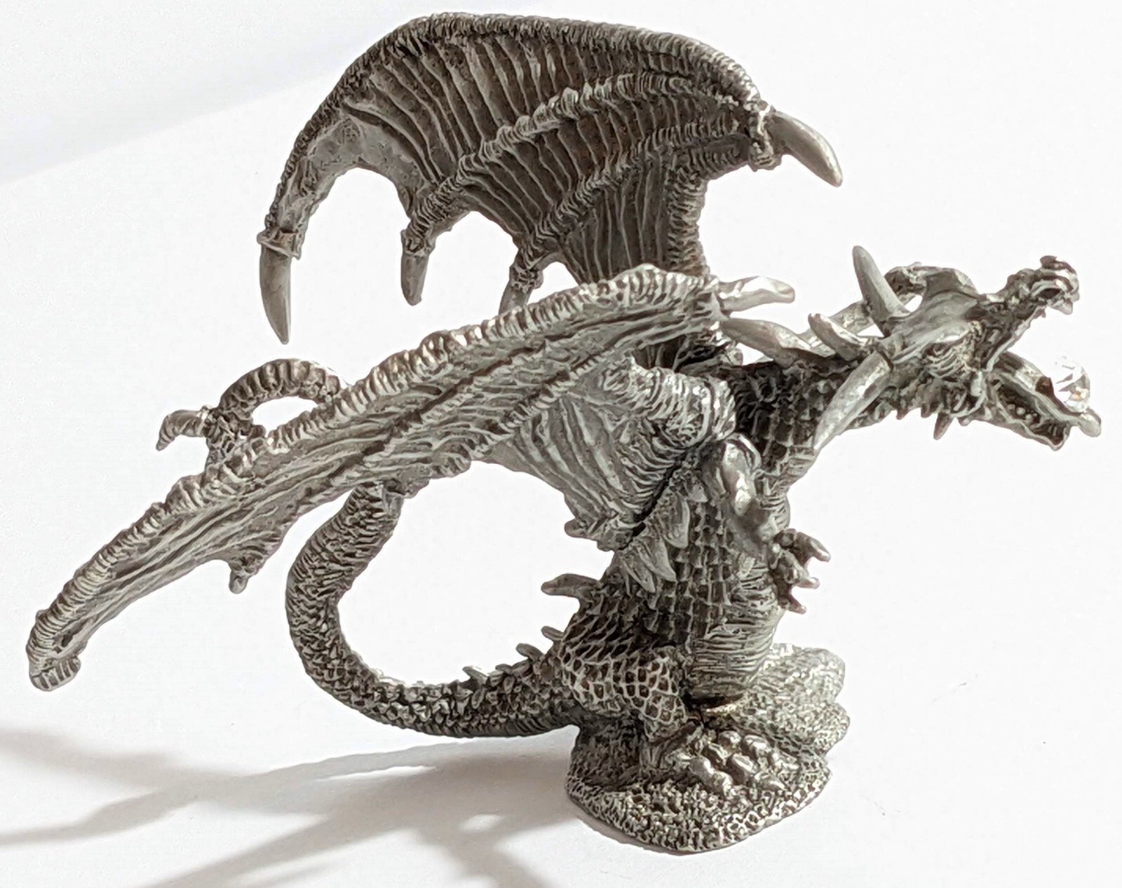 Rawcliffe Peweter Winged Dragon Jeweled Magic RF3955 TSR AD&D DnD Ral ...