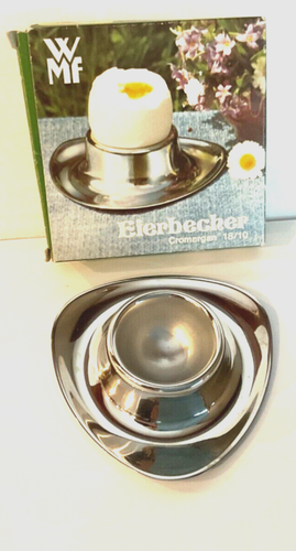 Vintage German Egg Cup - WMF Eierbecher Cromargan 18/10 Stainless Steel ...