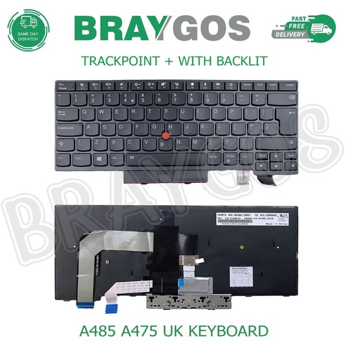 For Lenovo A485 A475 UK Layout Laptop Keyboard With Trackpoint with ...