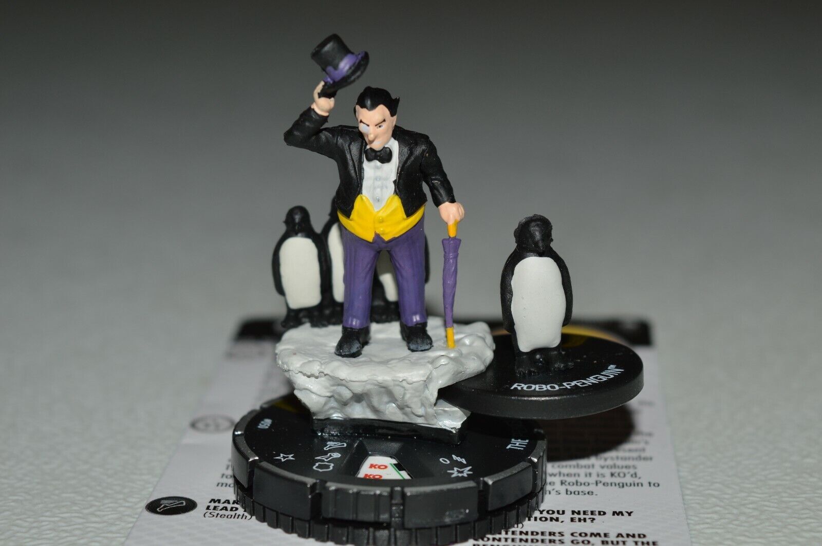DC Heroclix Joker's Wild 050 The Penguin & Robo-Penguin Super Rare | eBay