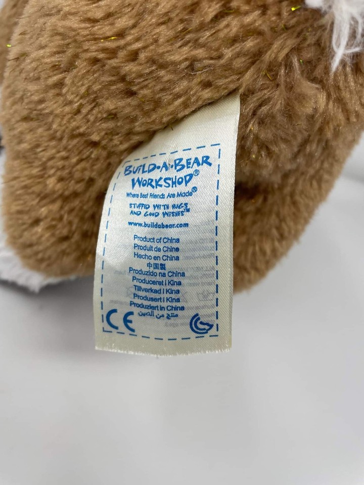 Build A Bear Plush Stuffed Santa’s Christmas Reindeer Brown With Blue ...