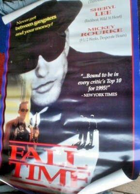 1 x USED S/H MOVIE POSTER APPROX 85 X 68 CM FALL TIME MICKEY ROURKE | eBay