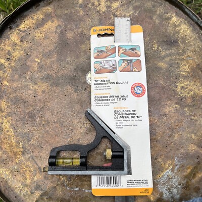Combination Square 12" by Johnson. | eBay