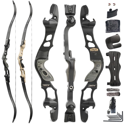 62" ILF Recurve Bow 30-60lbs Archery 19" Riser Takedown Bow limbs ...