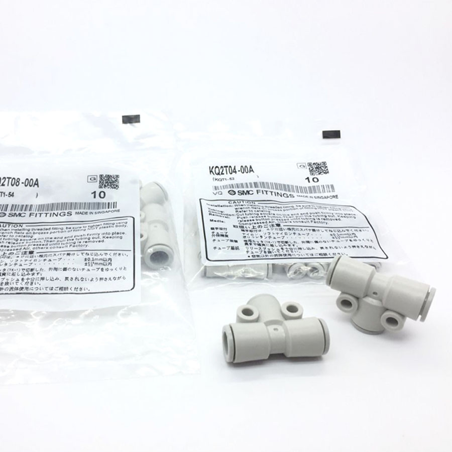 Kq2t12-00 SMC One Touch Union Tee T Fitting KQ2T1200 for sale online | eBay