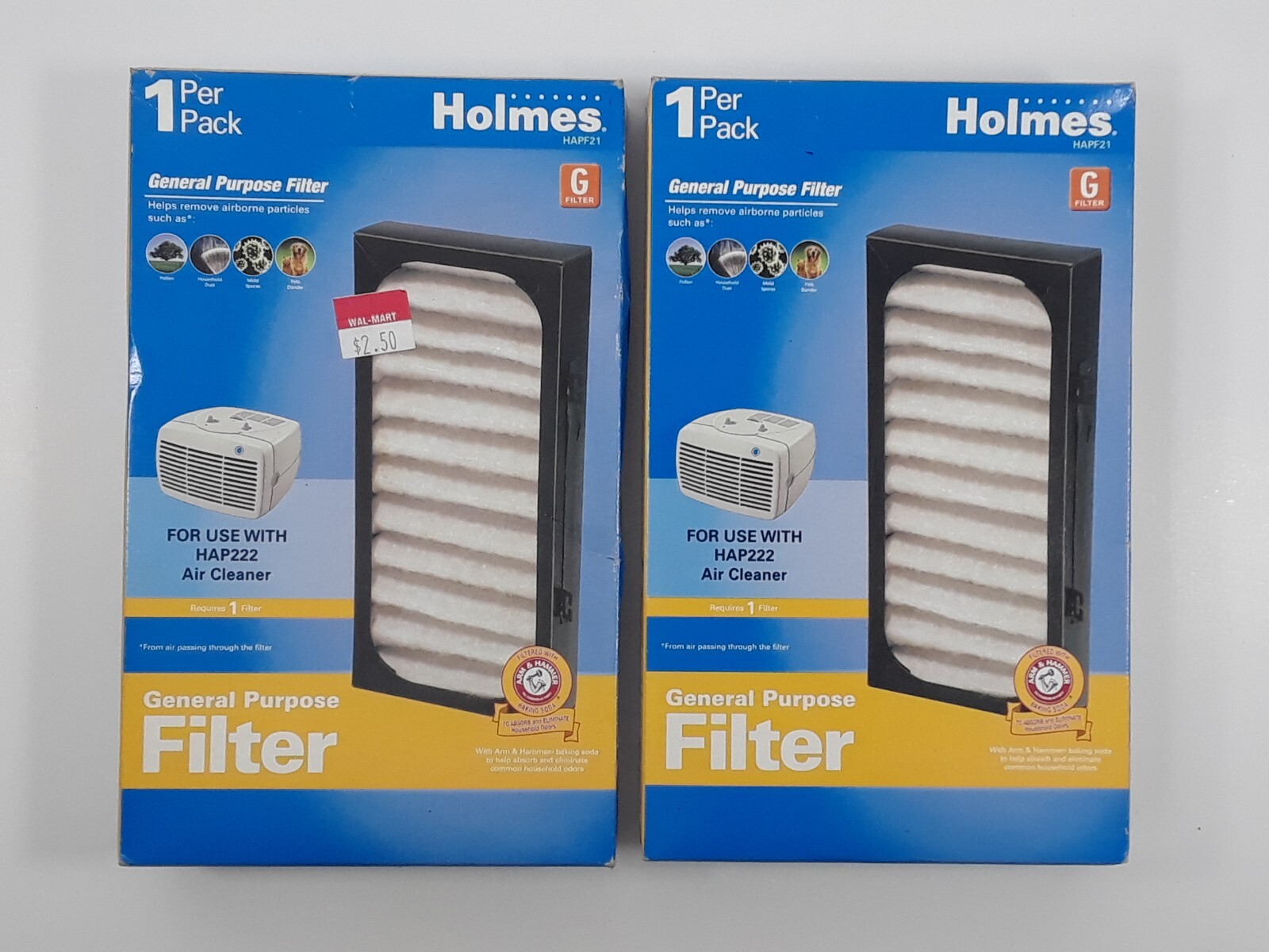 2 Holmes G General Purpose Filter for Hap222 Air Cleaner HAPF21 for ...