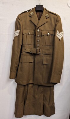 WW2 ATS FANY ENSA Auxiliary Territorial Service Uniform Skirt & Jacket ...