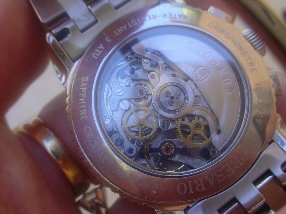 Concord Impresario Chronograph, Zenith Cal. 411. | eBay