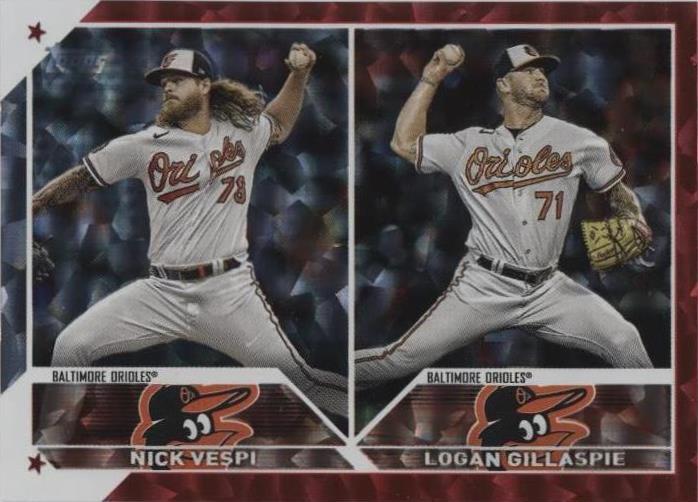 2023 Topps Update Series - Rookie Combos Nick Vespi, Logan Gillaspie # ...