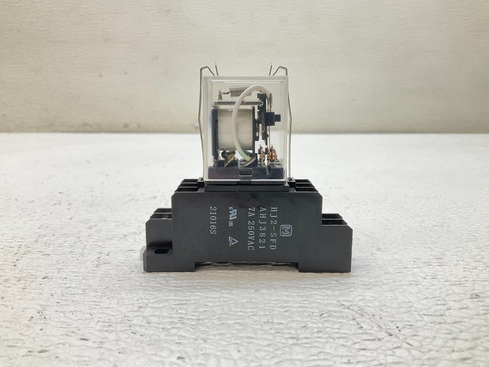 Panasonic HJ2-DC24V-D Pilot Relay 24 VDC Coil w/ Base AHJ9222 (TSC) | eBay