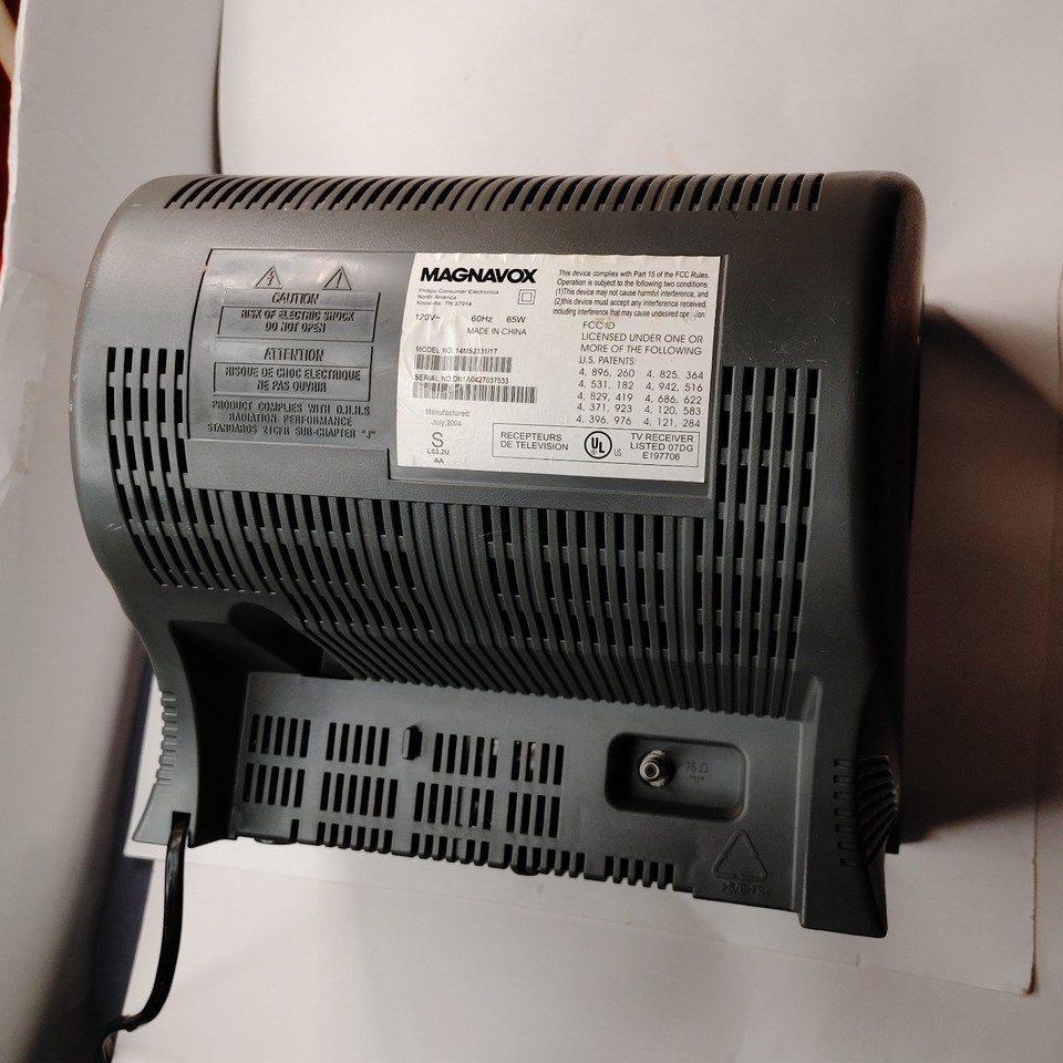 Magnavox Smart Series 14MS2331/17 CRT 14” Color Tube Gaming Retro With ...