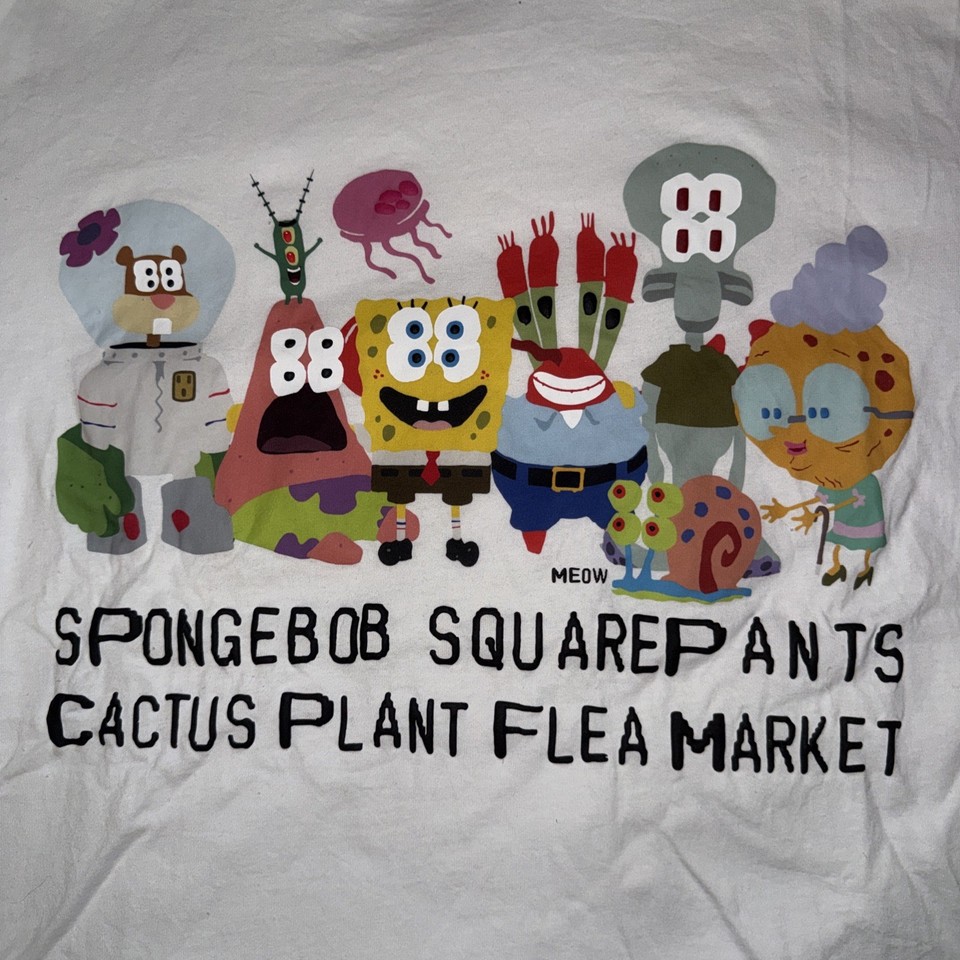 UNIQLO x SpongeBob x CPFM Spongebob Cactus Plant Flea Market UT XL ...
