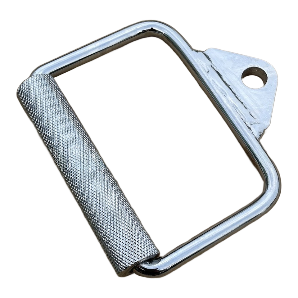 steel pulley handle D shaped for gym cable machine back muscle workout ...
