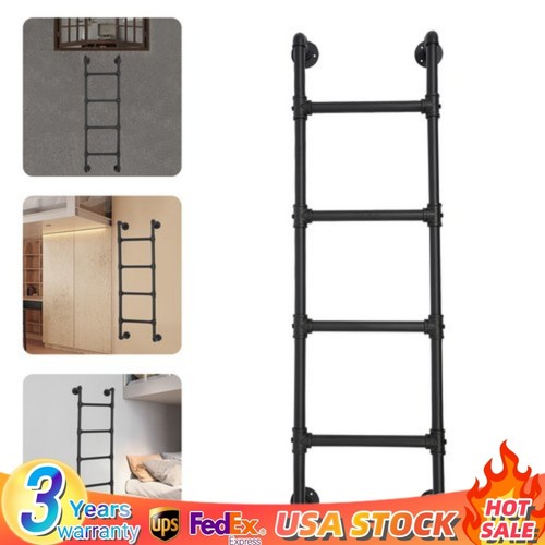 Retro Dormitory Special Climbing Ladder Thickened Metal Fixed Wall Step ...