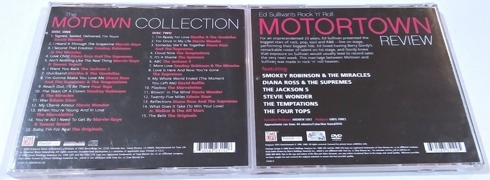MOTOWN COLLECTION 10 CD + 1 DVD TIME LIFE MUSIC COMPILATION 2008 ...