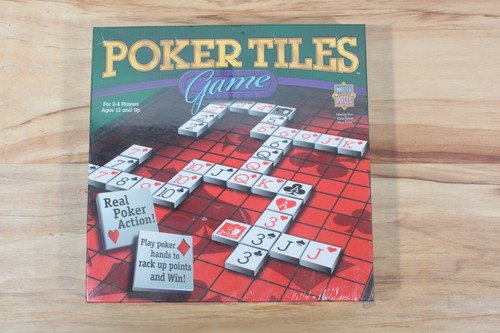 Poker Tiles Board Game 2005 Master Pieces Puzzle Co. New & Sealed Game ...