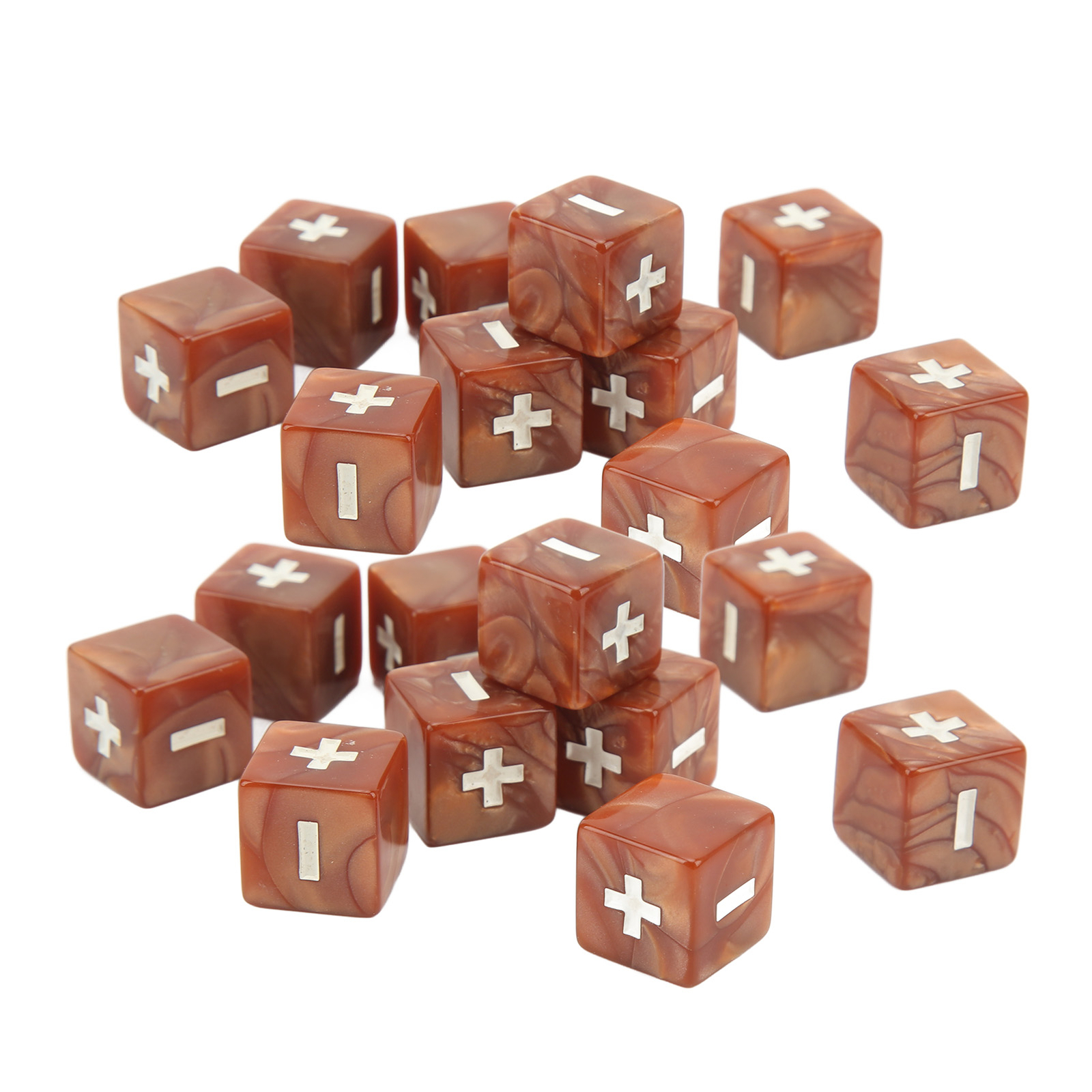 20pcs Math Plus Minus Sign Dices 16mm Math Operation Calculation Dice ...