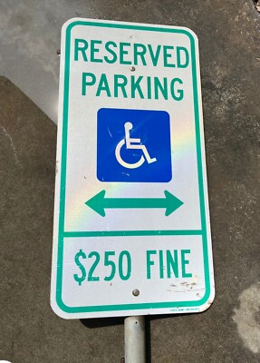 Street Road Parking Highway Sign w/ Round Sign Post 10' long | eBay