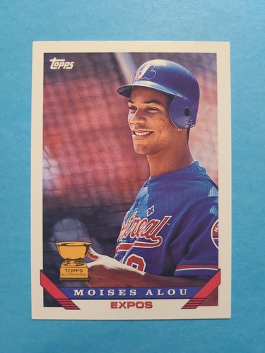 MOISES ALOU 1993 TOPPS BASEBALL CARD # 123 F6532 | eBay