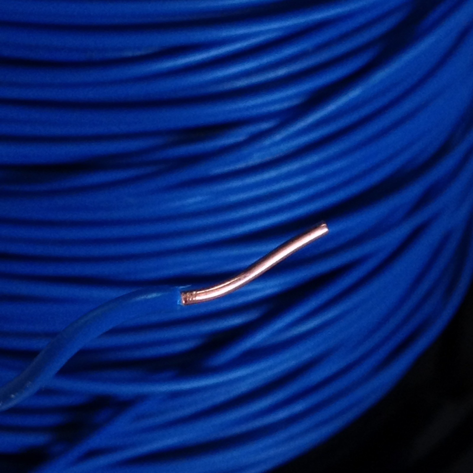 Est.( 1000' Spool ) Blue (18Awg) Solid Hook Up Wire | eBay