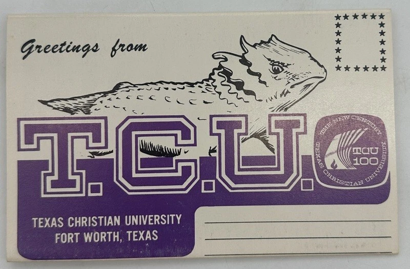 Tcu Campus Postcard