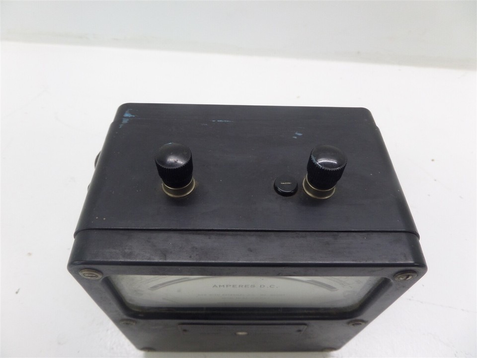 Vintage Weston Instruments Amperes D.C. Meter Zero Corrector Model 931 ...
