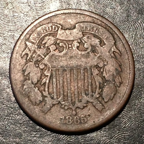 1865 Two Cent Piece - High Quality Scans #L224 | eBay