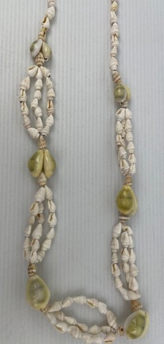 Vintage - Beautiful Long Shell Necklace - Length 40cm | eBay Australia